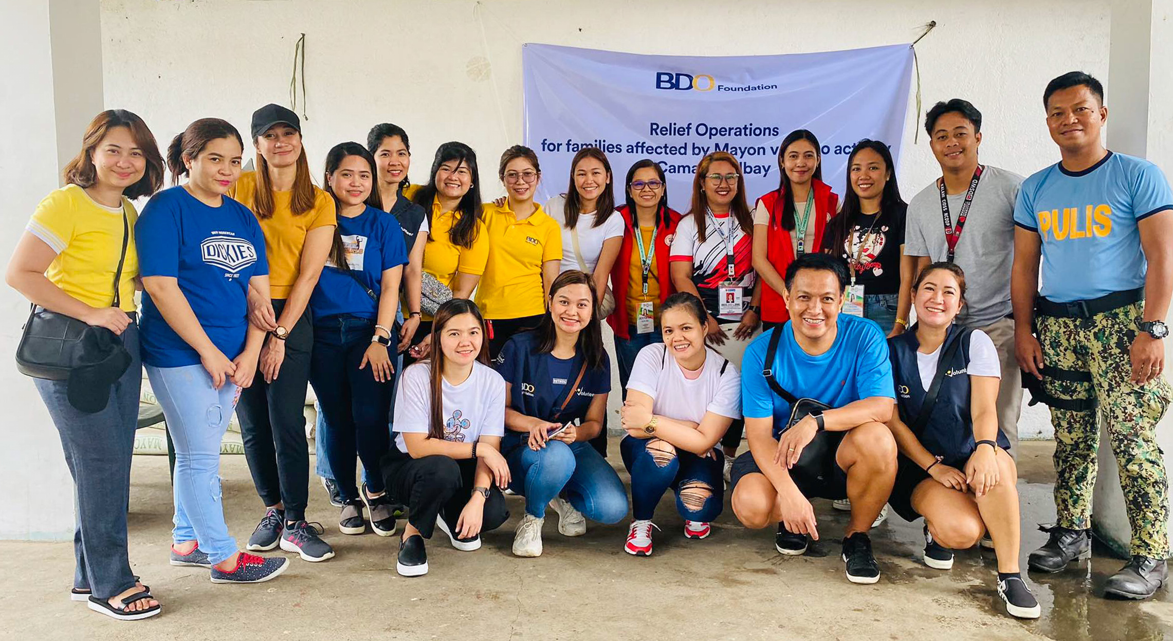 BDO volunteers aid areas affected by Mayon eruption – League of ...