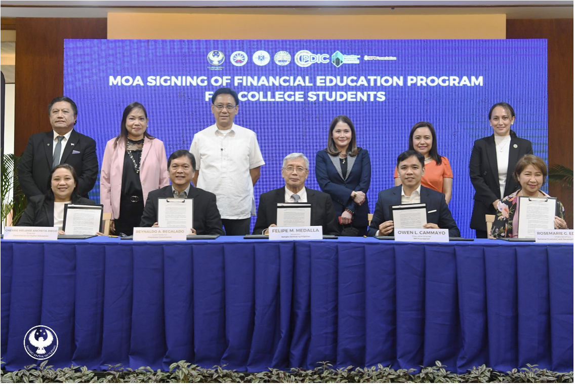 BSP, NEDA, CHED, and BPI Foundation endorse financial education program ...